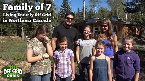 Family Of 7 Living Entirely Off Grid In Northern Canada