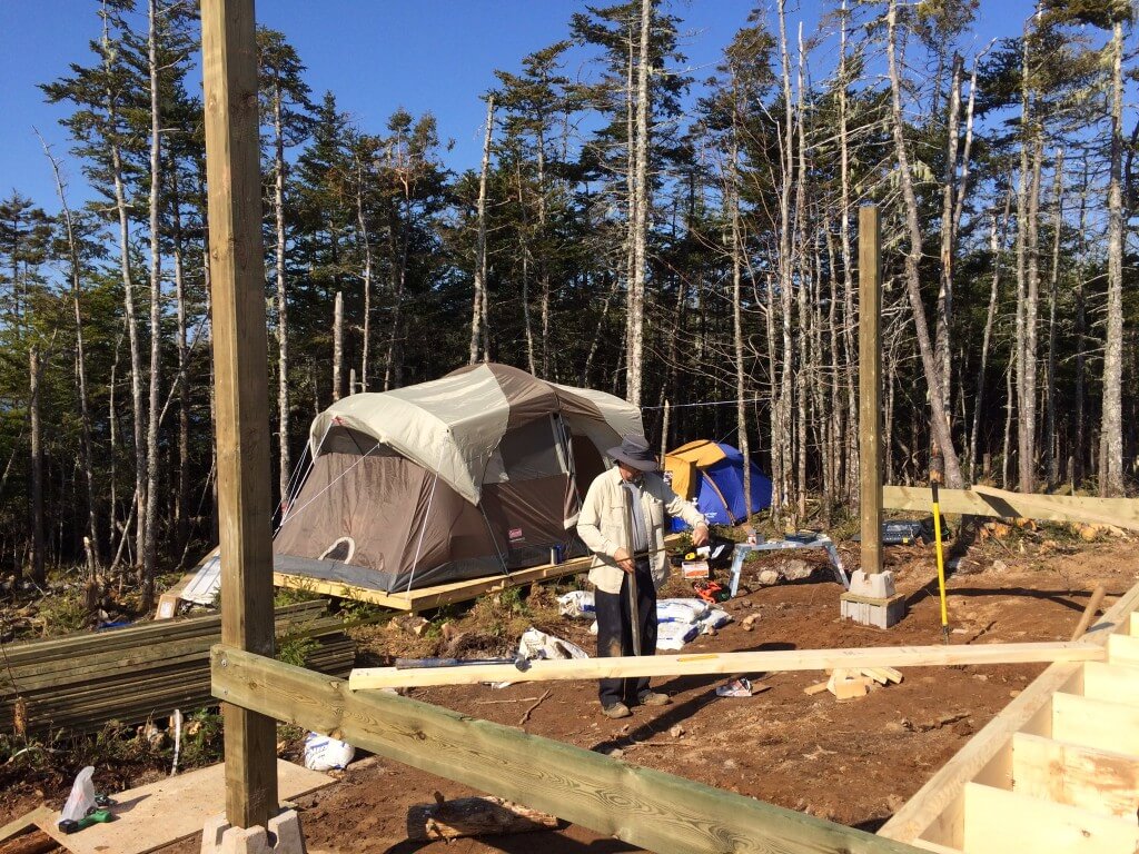 How To Build The Perfect Off Grid Cabin Front Deck Step-by-Step