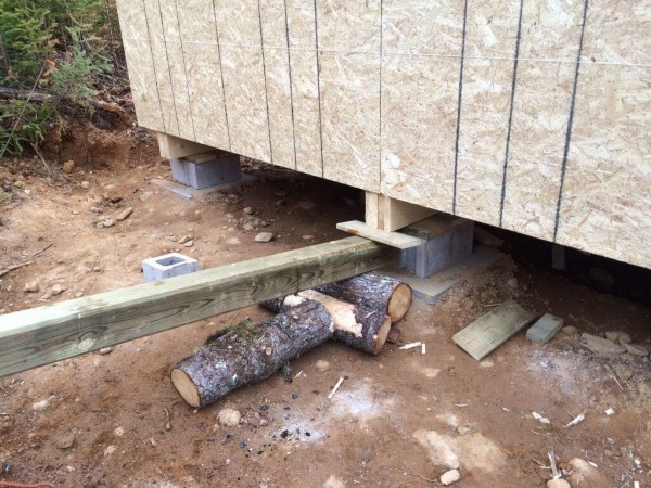 Framing The Off Grid Cabin Walls In 3 Days - Day 3