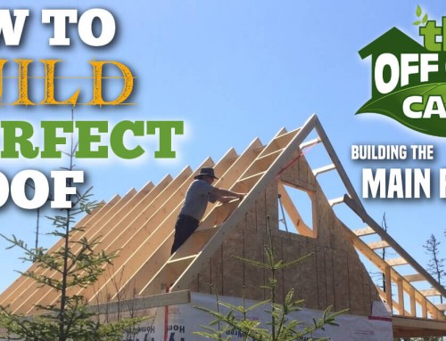 How To Build The Perfect Roof Rake Ladder For A Cabin or Tiny House