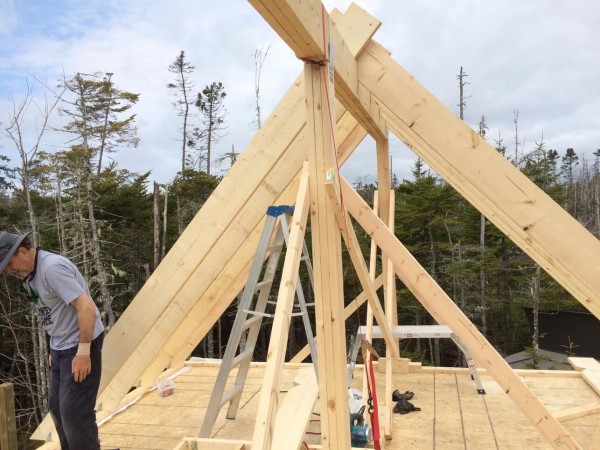 Building The Perfect Rafter Part II: Installing The Main Cabin Rafters
