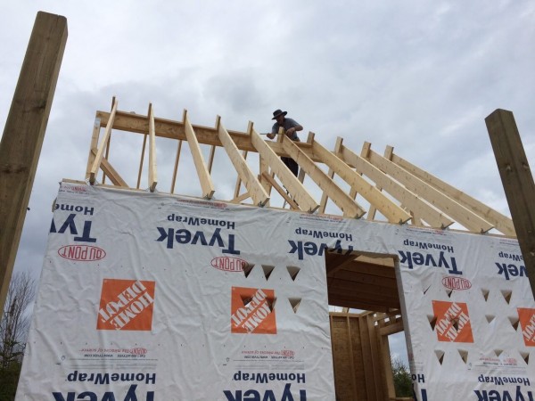 Building The Perfect Rafter Part II: Installing The Main Cabin Rafters