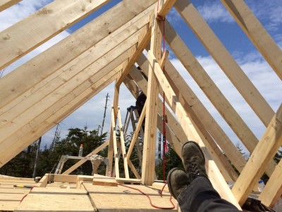 Building The Perfect Rafter Part II: Installing The Main Cabin Rafters